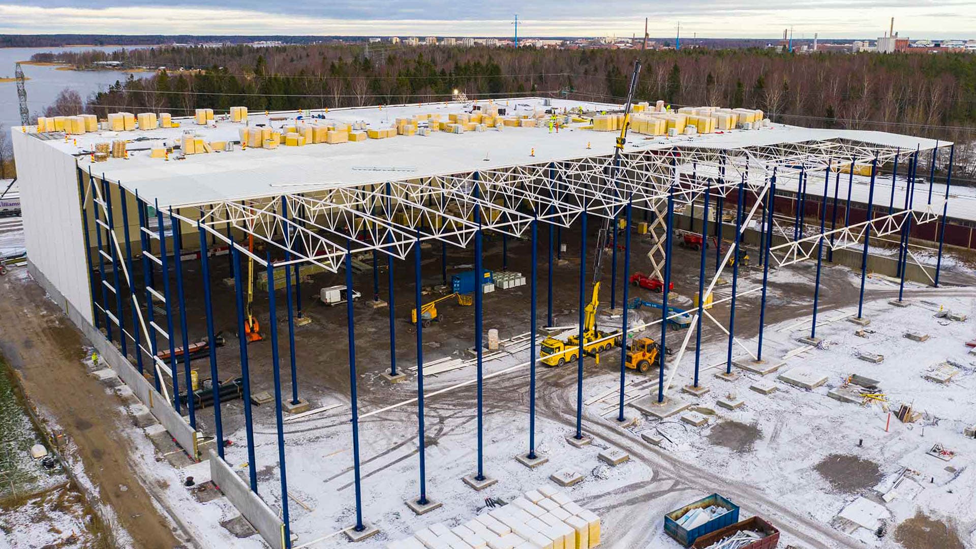 Hall construction all year round - Trutec Oy